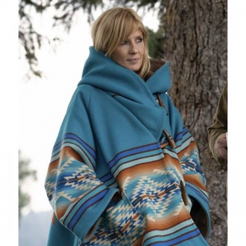 Yellowstone Beth Dutton Fur Collar Coat