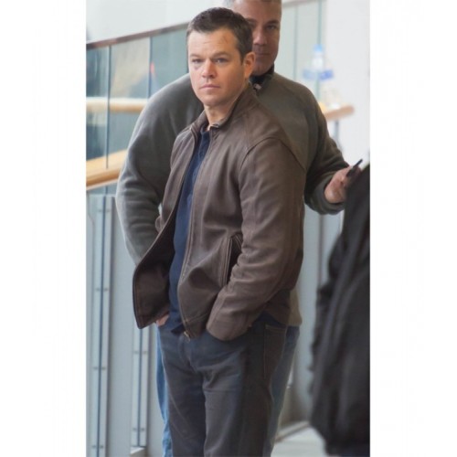 Matt Damon Jason Bourne Leather Jacket