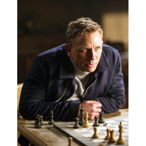 Spectre James Bond Lake Blue Jacket with Watch Hat