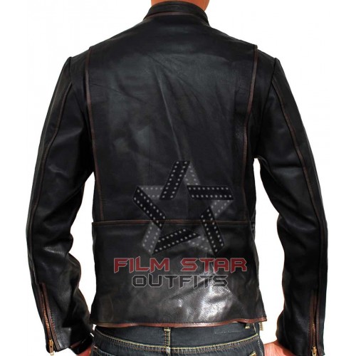Tron Legacy Sam Flynn Leather Motorcycle Jacket